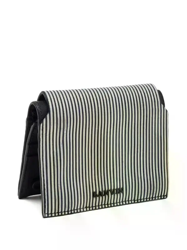 LANVIN Stripe-pattern Card Holder