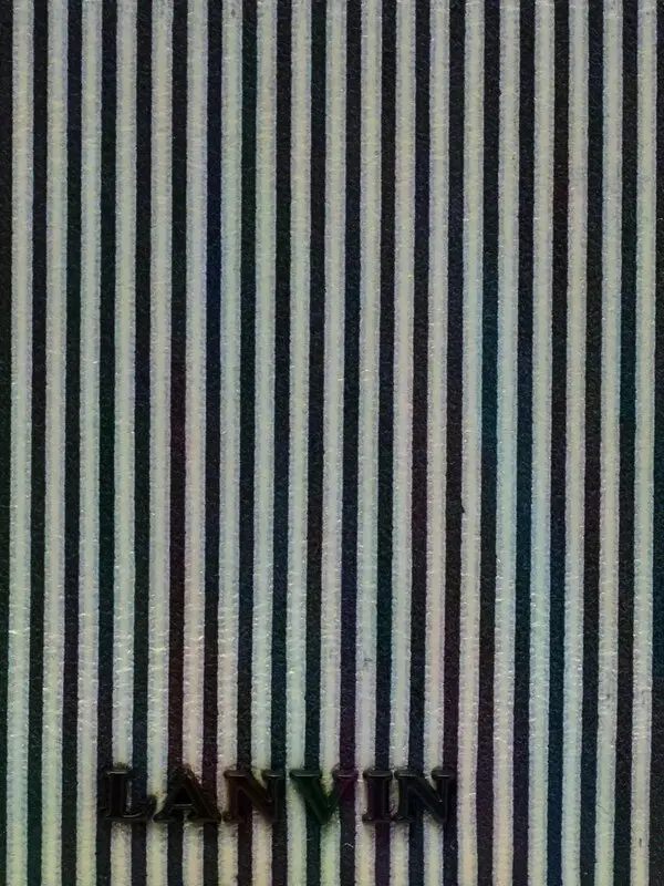 LANVIN Stripe-pattern Card Holder