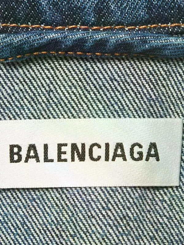 Balenciaga Embroidered Denim Jacket