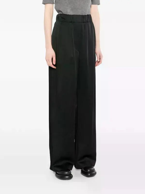JIL SANDER Satin Trousers - 001