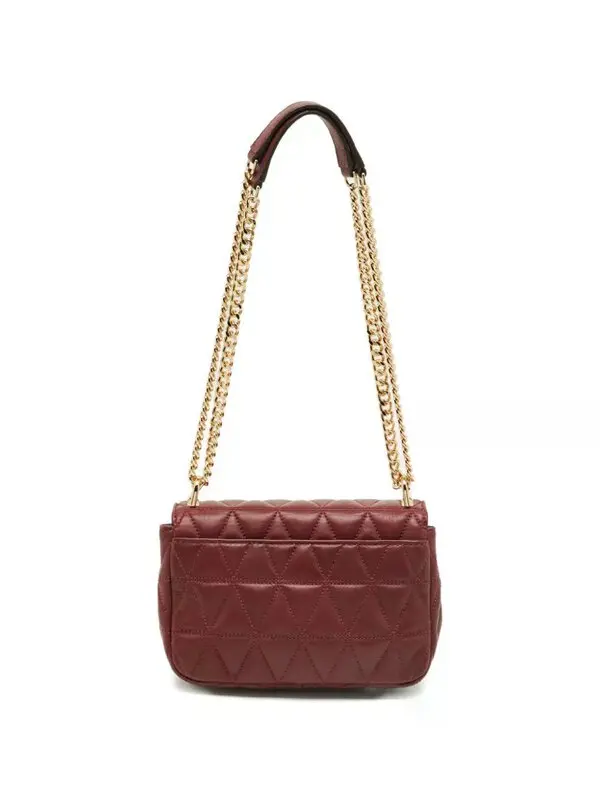 Michael Kors Small Sloan Quilted Leather Shoulder Bag - Red