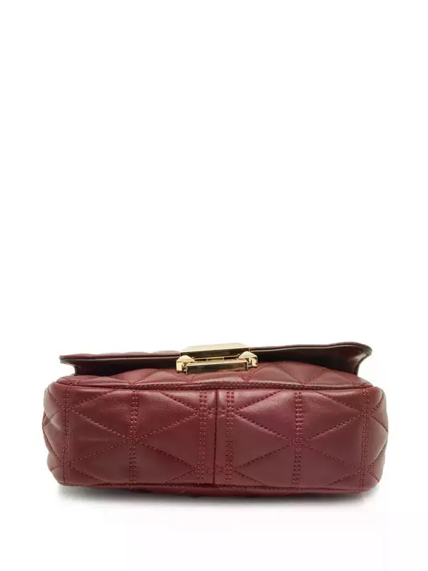 Michael Kors Small Sloan Quilted Leather Shoulder Bag - Red