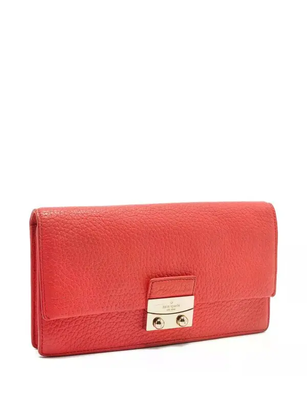 Kate Spade New York Grained Leather Flap Clutch