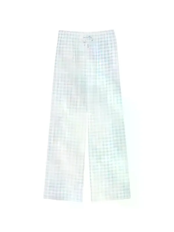Ermanno Scervino Gingham-pattern Trousers