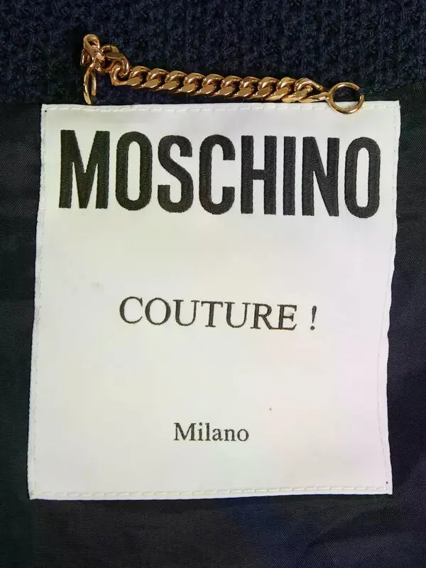 Moschino Chain-detail Trousers And Jacket Set