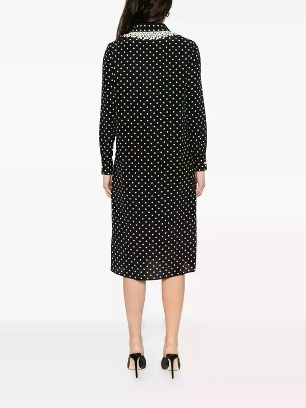 Valentino Garavani Polka-dot Midi Shirt Dress