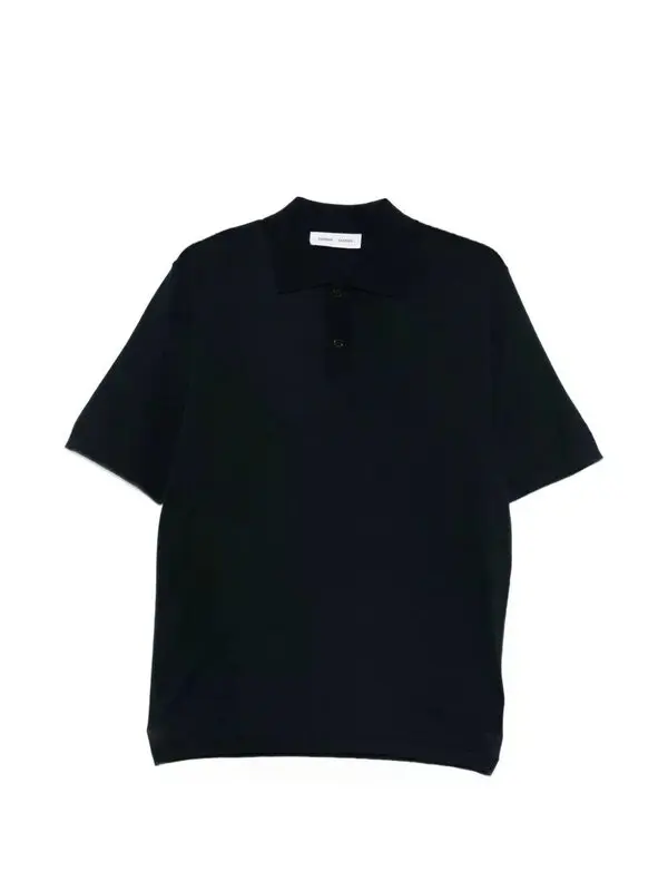 SAMSOE SAMSOE Buttoned Polo Shirt - Blue