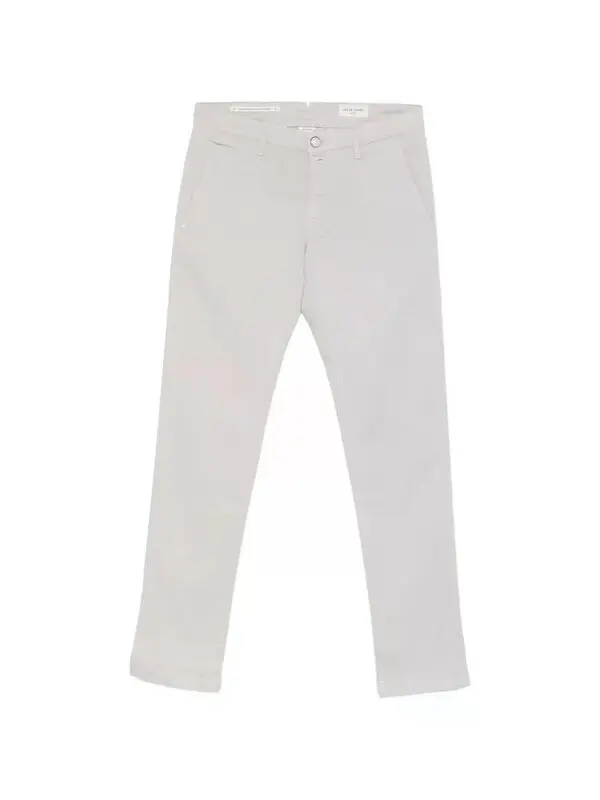Jacob Cohen Bobby Buttoned Straight Trousers - Neutrals