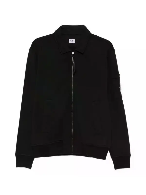 C.P. COMPANY Zip-fastening Sweatshirt With Lens Detail - Black