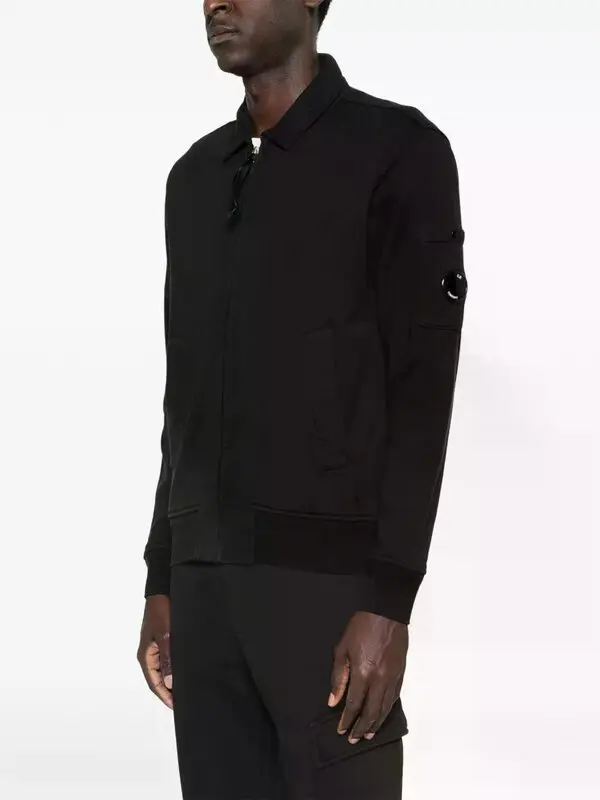 C.P. COMPANY Zip-fastening Sweatshirt With Lens Detail - Black