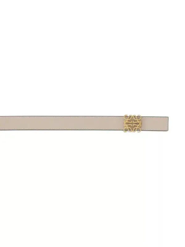 Loewe Anagram Leather Belt - Brown