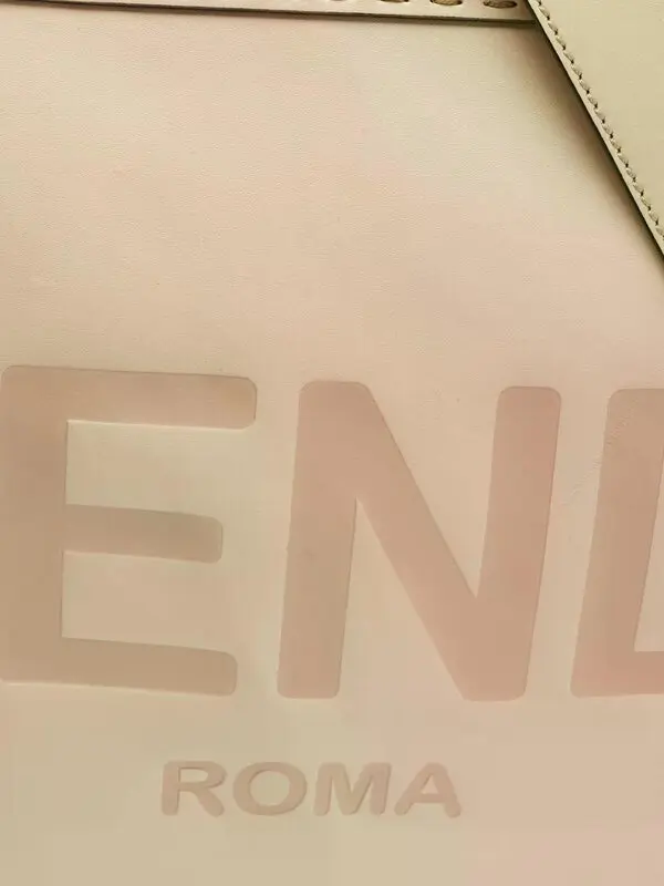 Fendi 2021 Sunshine Logo-debossed Medium Tote Bag
