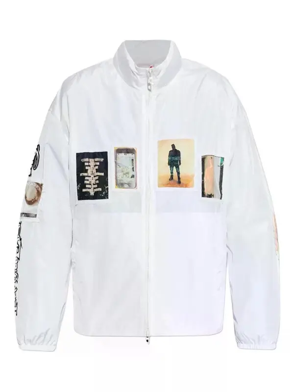 Diesel J-claus Patches-detail Jacket - White