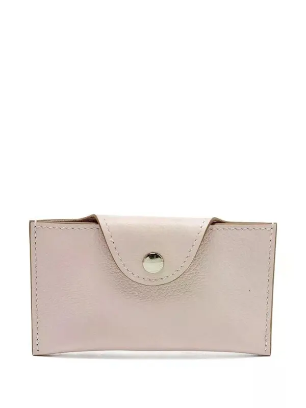 Hermès Iliade Leather Card Holder - Pink