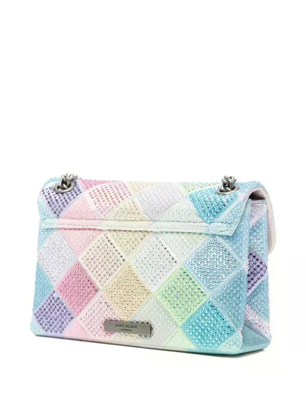 Kurt Geiger Mini Kensington Embellished Shoulder Bag - Blue