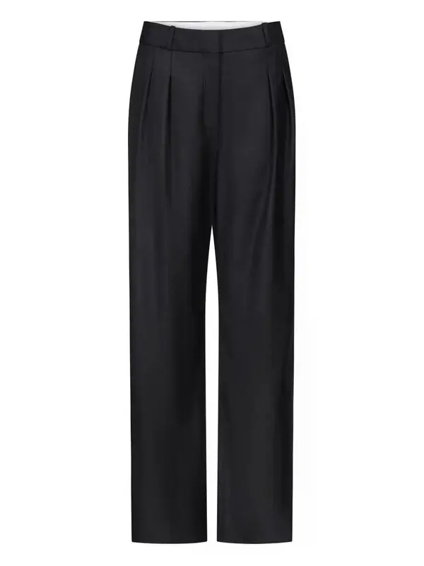 Loulou De Saison Sbiru Lds Pleated Trousers - Black