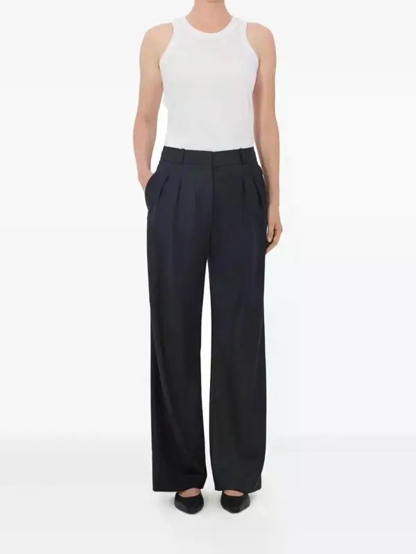 Loulou De Saison Sbiru Lds Pleated Trousers - Black