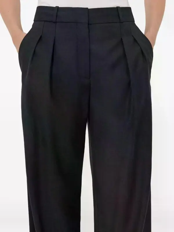 Loulou De Saison Sbiru Lds Pleated Trousers - Black