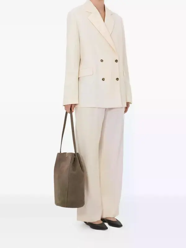 Loulou De Saison Donau Lds Double-breasted Flap Blazer - Pink