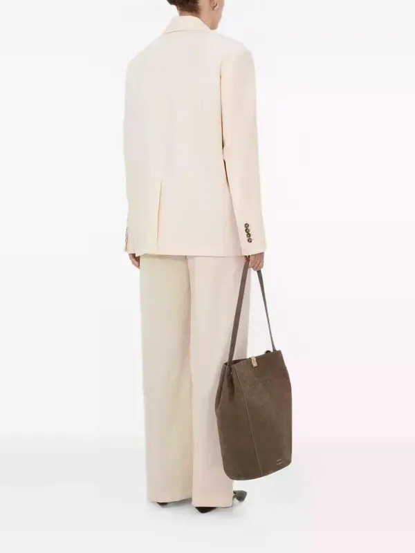 Loulou De Saison Donau Lds Double-breasted Flap Blazer - Pink