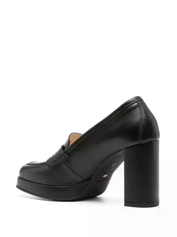 NEROGIARDINI Square-toe Leather Pumps