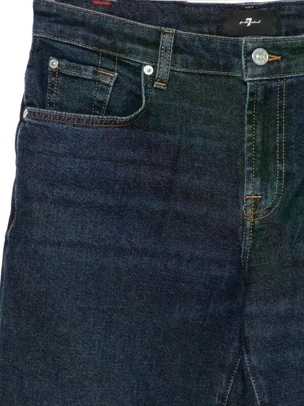 7 For All Mankind Calie Straight Leg Jeans - Blue