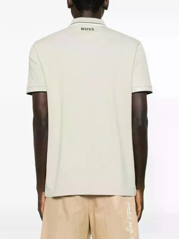 BOSS Paddy Pro Short-sleeve Polo Shirt - Neutrals