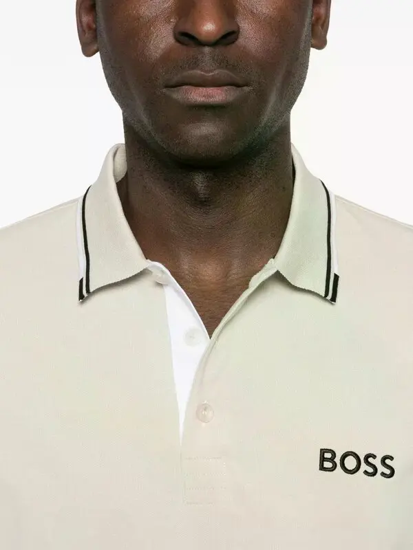 BOSS Paddy Pro Short-sleeve Polo Shirt - Neutrals