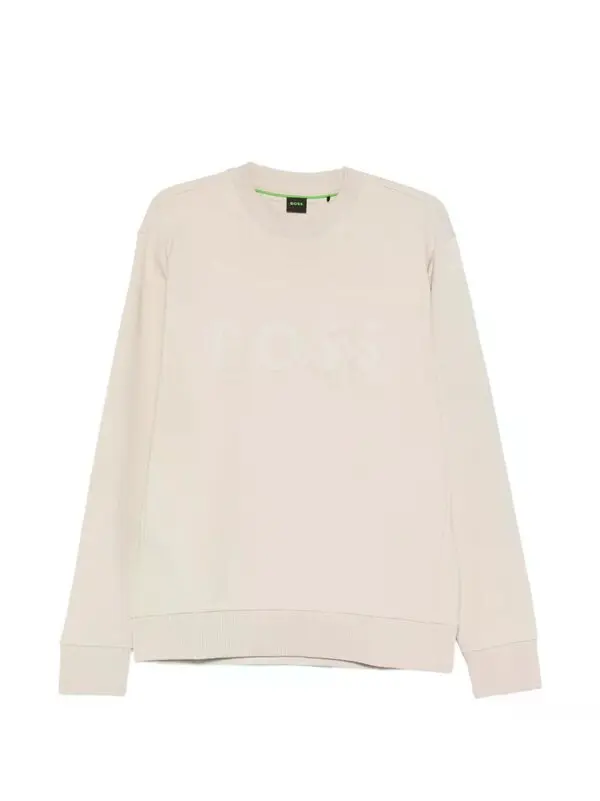 BOSS Logo-detail Sweatshirt - Neutrals
