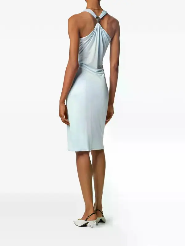 Versace Sleeveless V-neck Midi Dress