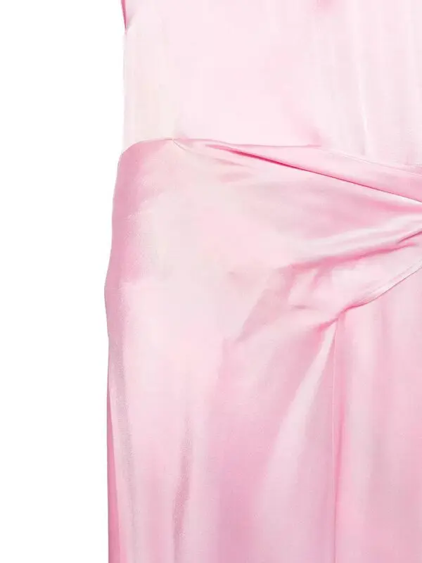 MSGM Knot Sleeveless Midi Dress - Pink