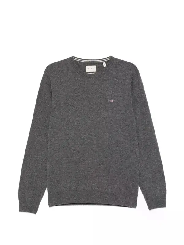 Gant Crew-neck Sweater - Grey