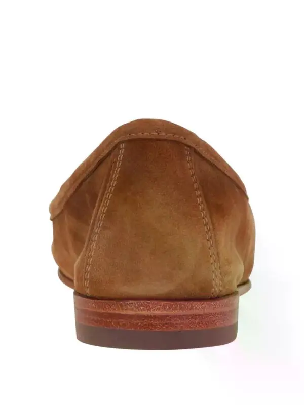 Santoni Penny Loafers - Brown