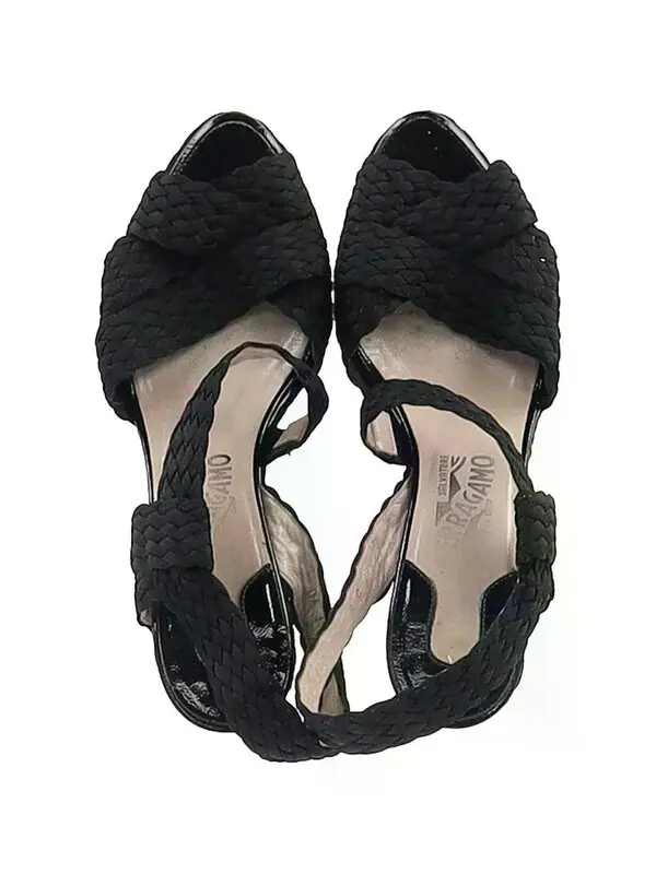 FERRAGAMO Wedge Espadrille Sandals