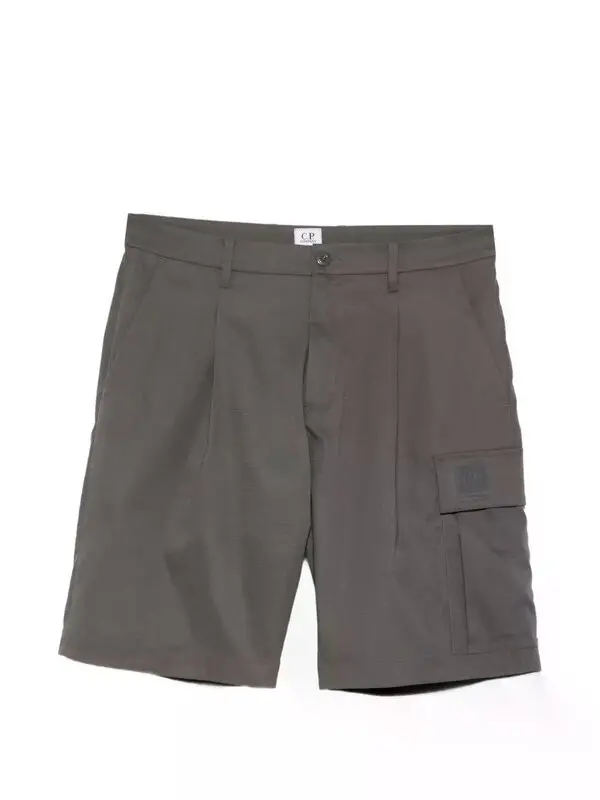 C.P. COMPANY Series Technical Panama Cargo Shorts - Grey