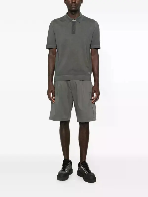 C.P. COMPANY Series Technical Panama Cargo Shorts - Grey