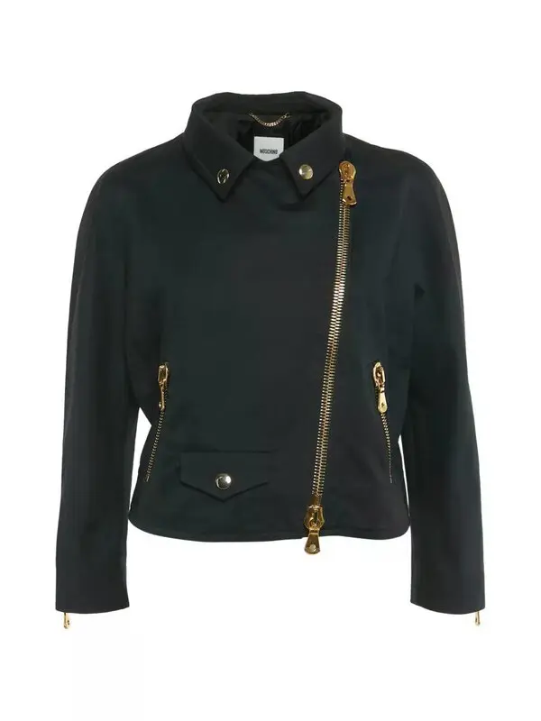 Moschino Biker Zipped Jacket