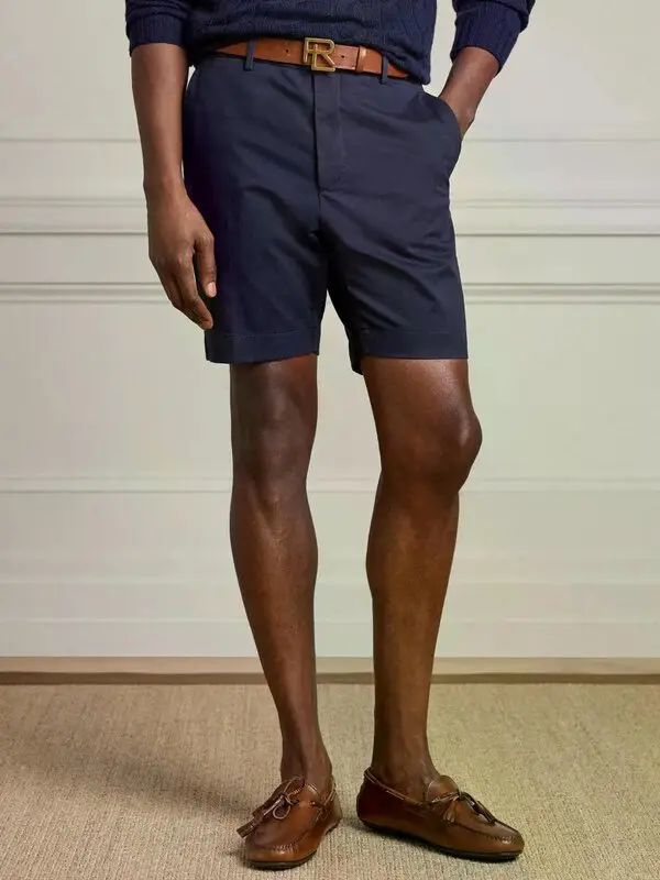 Ralph Lauren Purple Label Stretch-design Chino Shorts