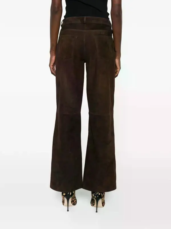 Nour Hammour Milo Suede Trousers