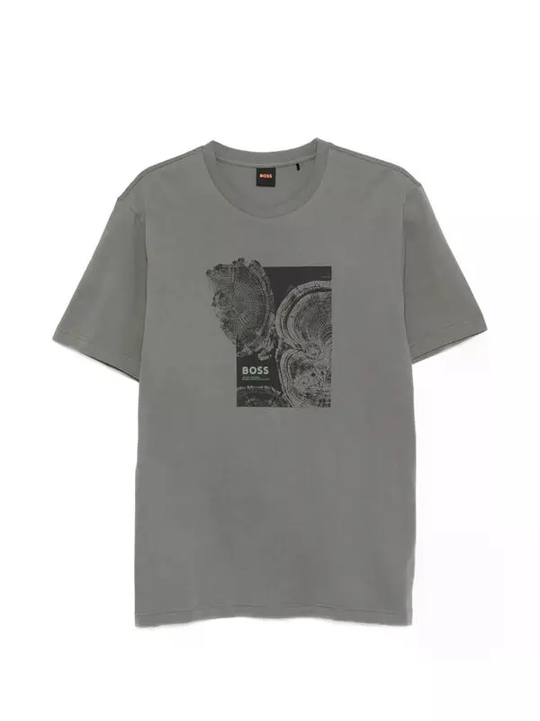 BOSS Crew-neck Graphic-print T-shirt