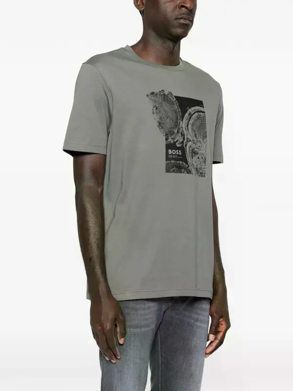 BOSS Crew-neck Graphic-print T-shirt