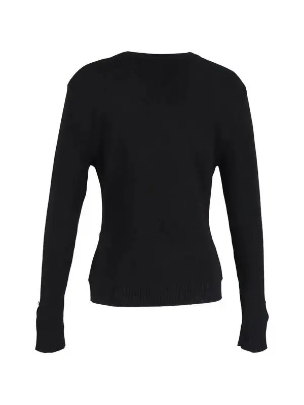 Rabanne Crystal Cut-out Merino-wool Sweater