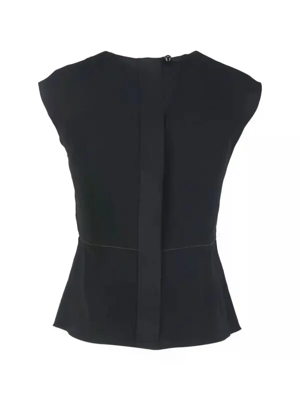 Marc Jacobs V-neck Ruffled Peplum Blouse