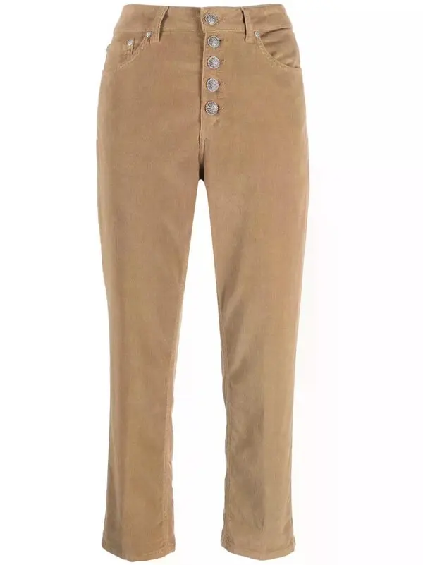 DONDUP Mid-rise Cropped Trousers