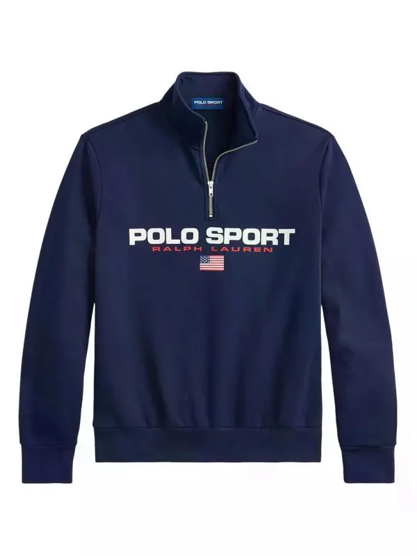 Polo Ralph Lauren Logo-print Half-zip Sweatshirt