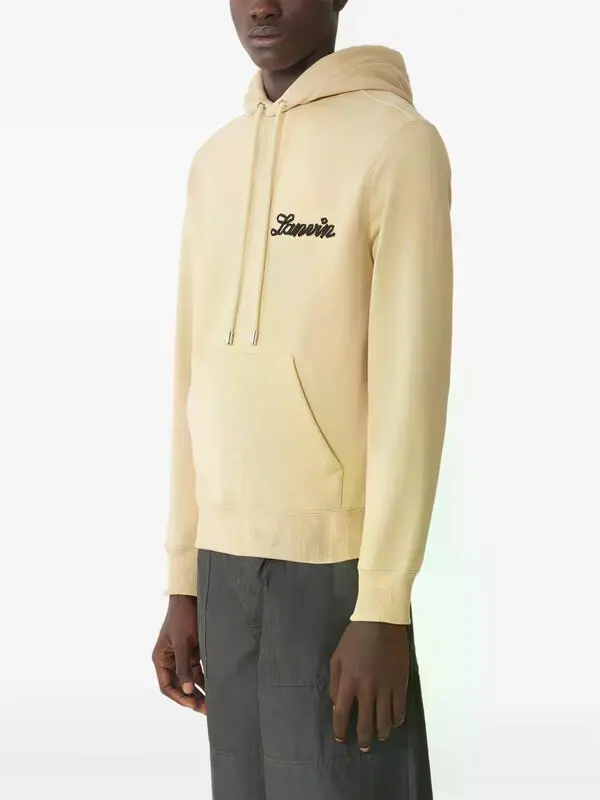 LANVIN Logo-detail Hooded Sweatshirt
