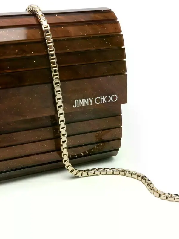 JIMMY CHOO Rectangle Clutch Bag - Brown