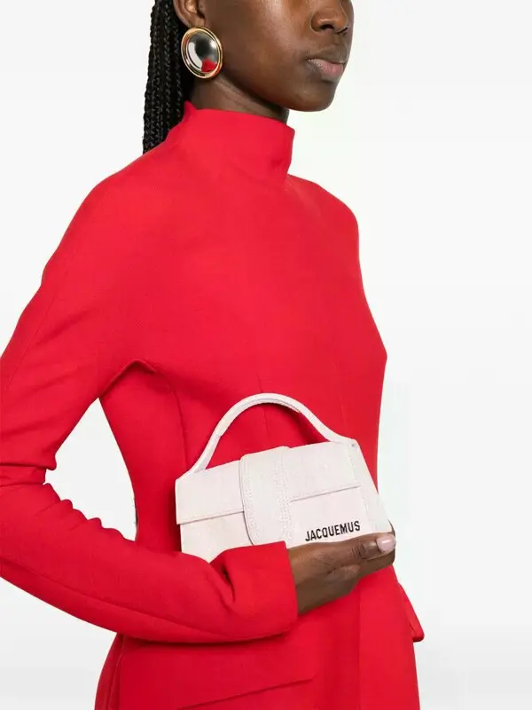 Jacquemus Le Bambino Woven Mini Tote - Pink