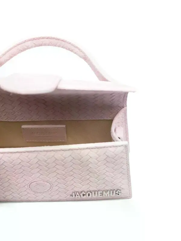 Jacquemus Le Bambino Woven Mini Tote - Pink