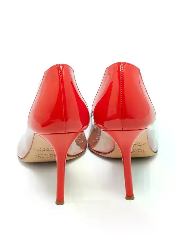 MALONE SOULIERS Transparent-panel Stiletto Pumps